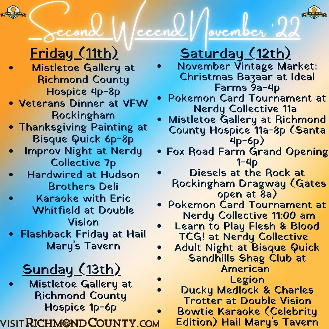 Second Weekend in November '22