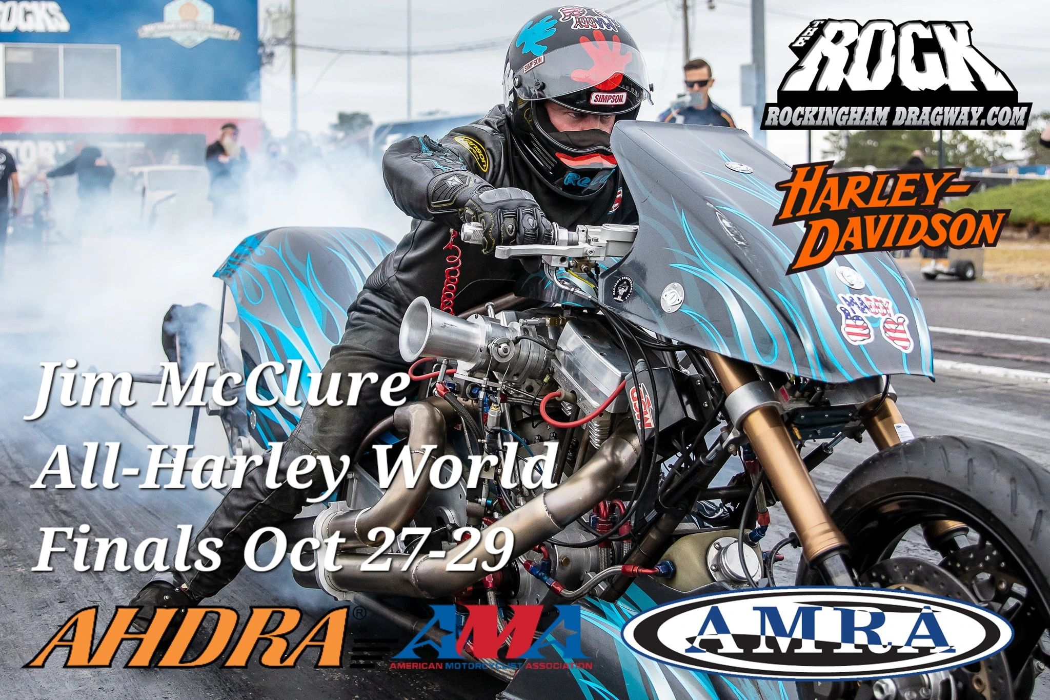 Jim McClure All-Harley World Finals at Rockingham Dragway