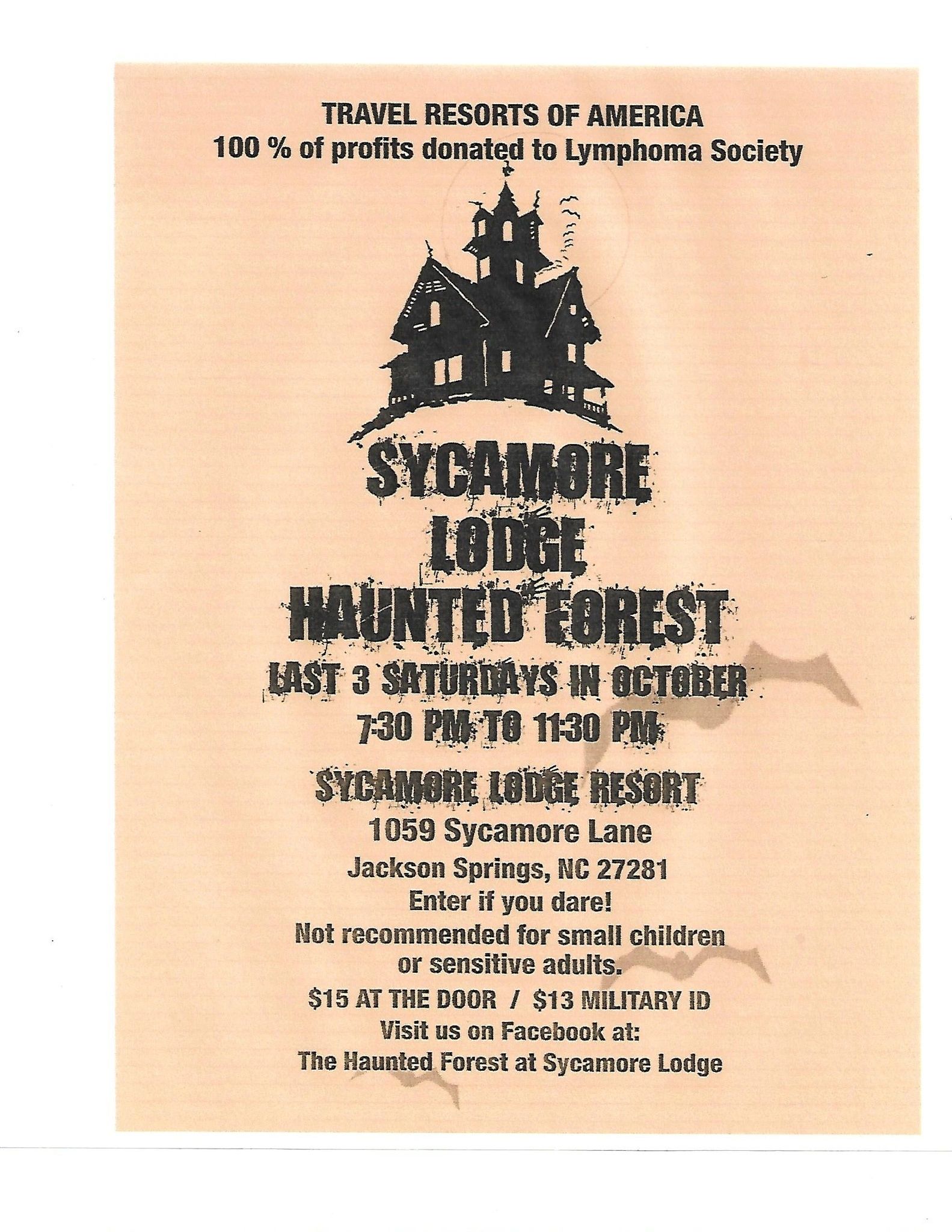 The Haunted Forest at Sycamore Lodge '22
