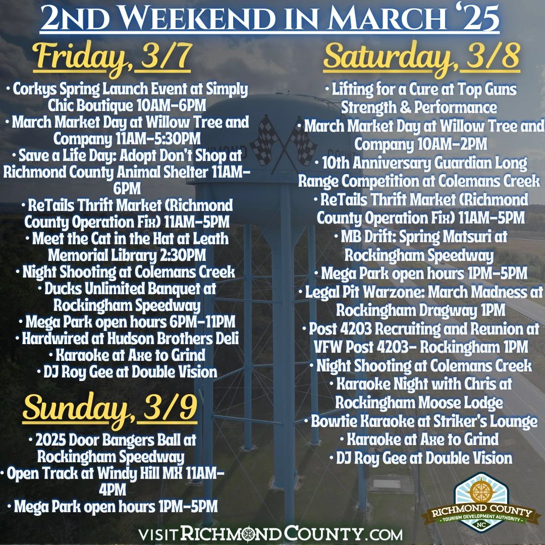 2nd Weekend in March '25