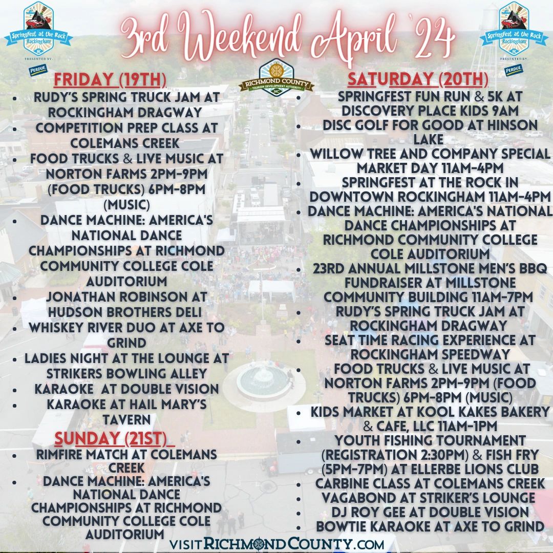 3rd Weekend in April '24