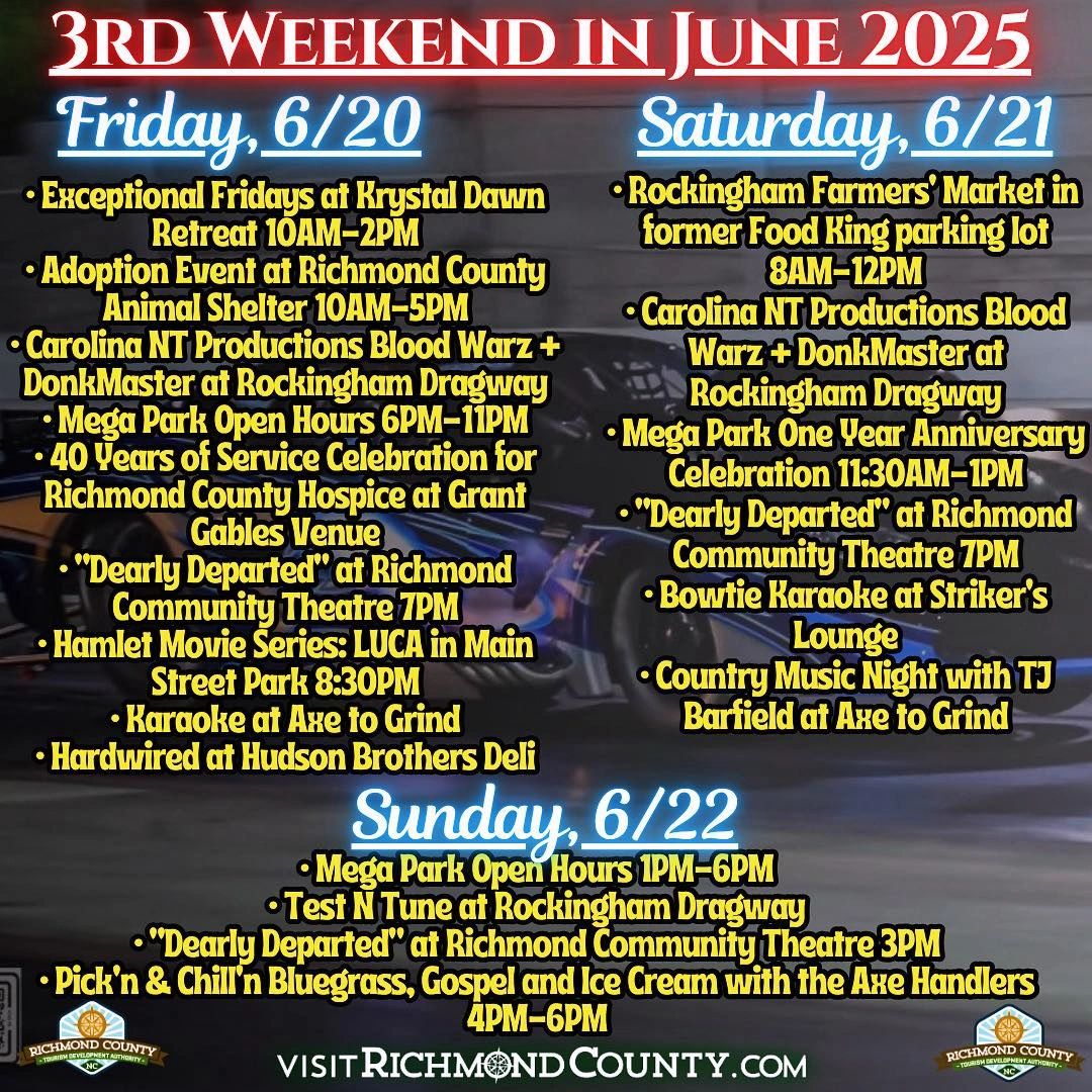 3rd Weekend in June 2025