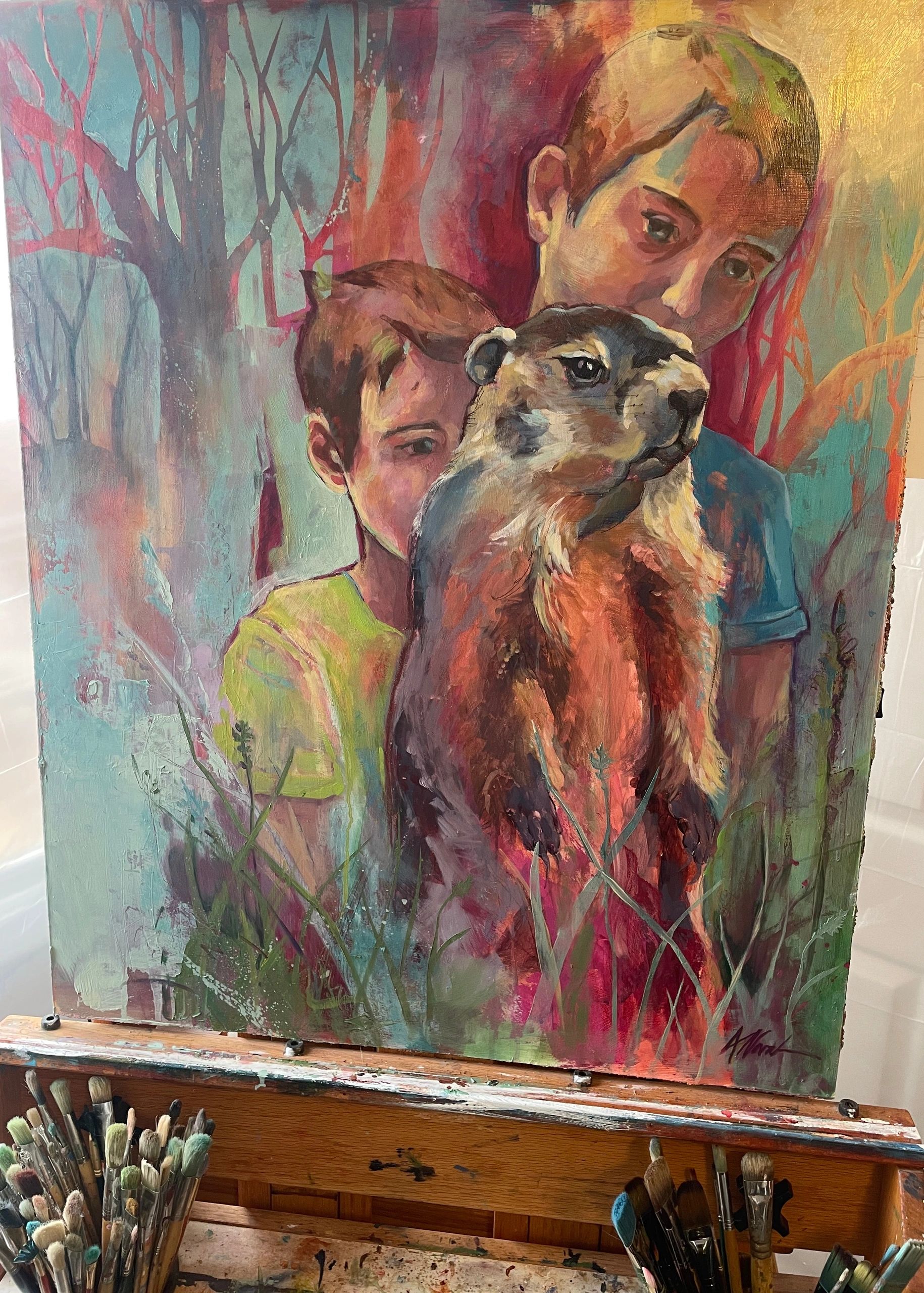 Fine Art, Custom Murals, Pet Portraits - Andrea Novak Studios - Novi ...