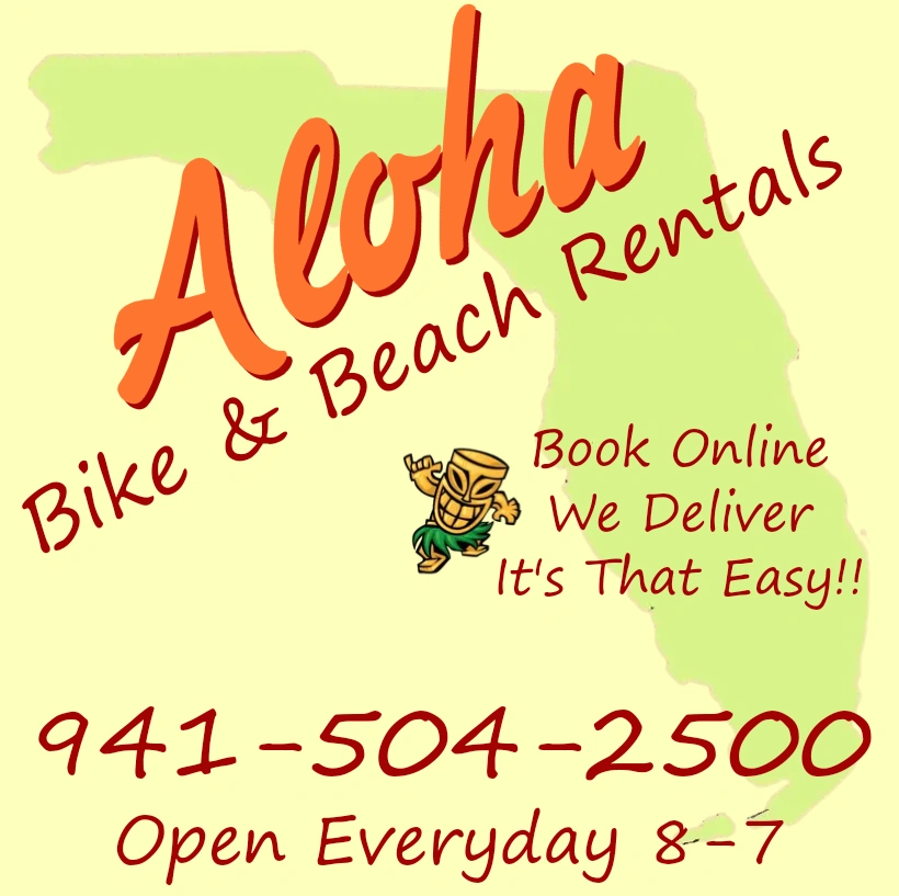 Bicycle Rentals in Venice Florida - Aloha Bike & Beach Rentals