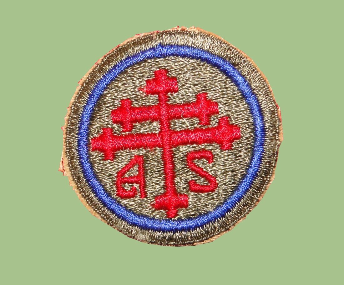 WWI US ARMY ADVANCED SERVICE OF SUPPLY PATCH (22237) (S i)