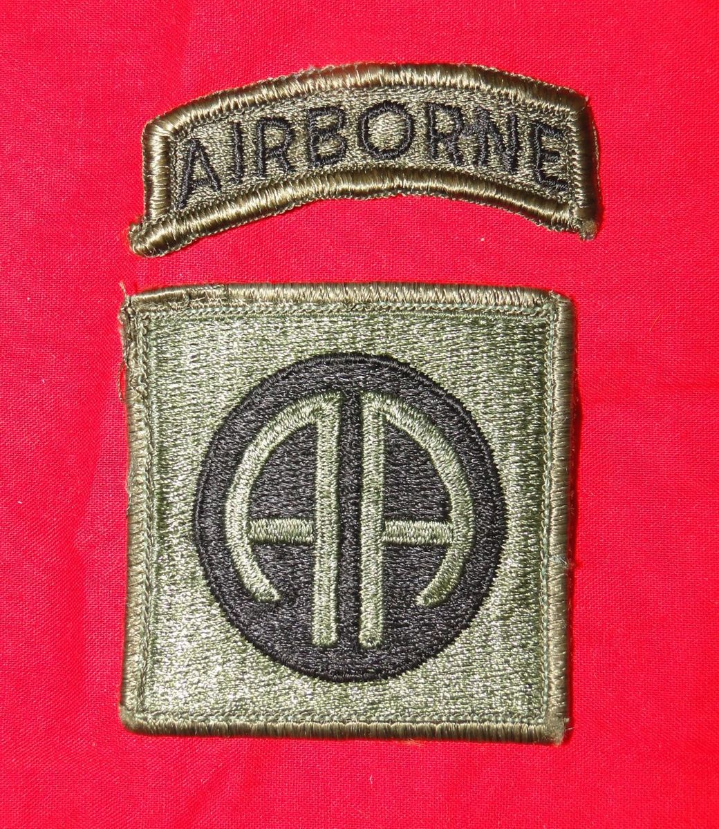 US ARMY 101ST AIRBORNE PATCH WITH ROCKER