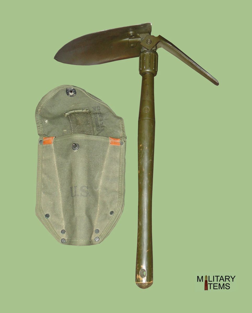 1969 Vietnam War US Army Shovel with Carrier (#4448) (S)