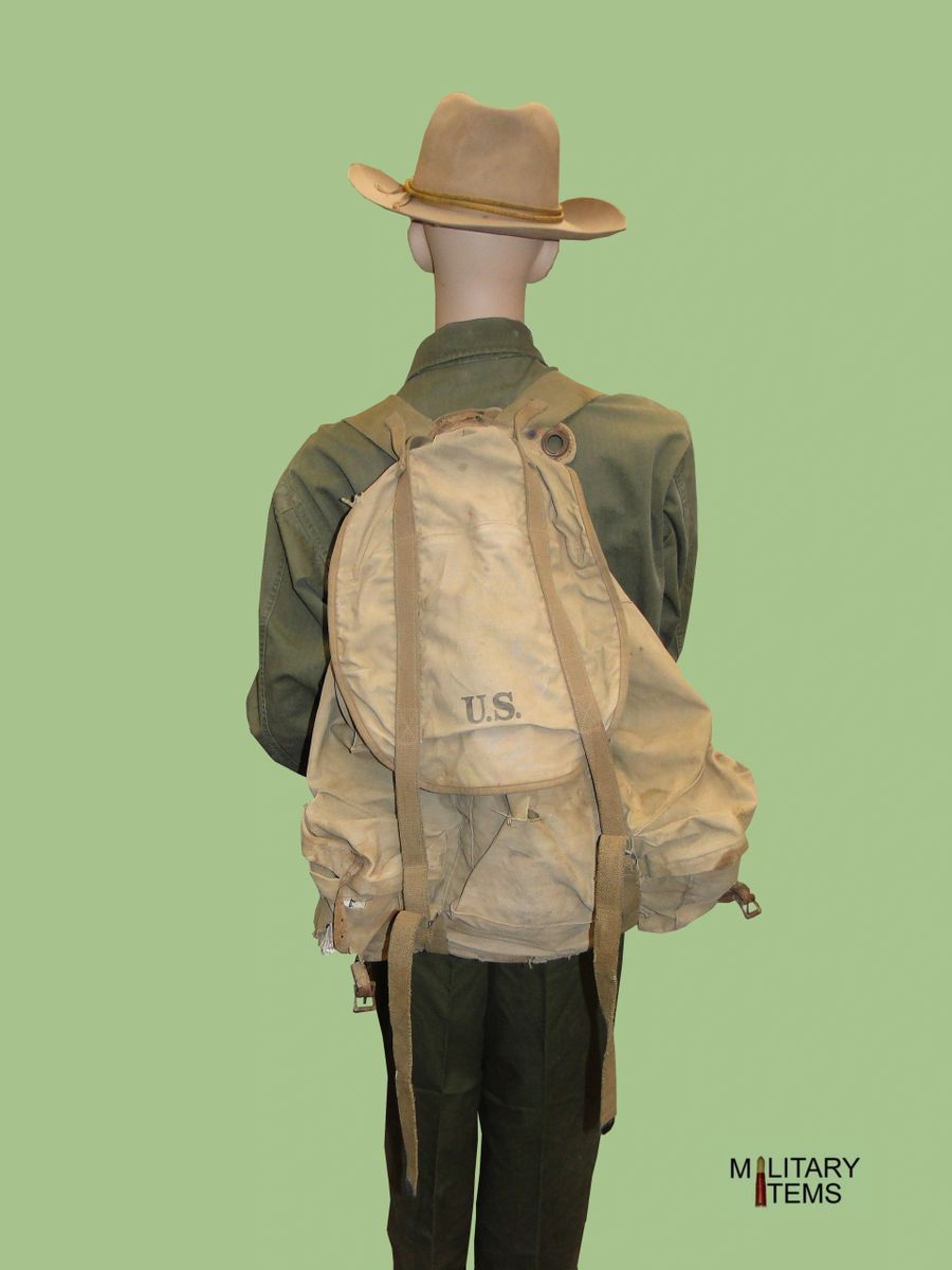 1942 WWII US Army Mountain Troops Backpack (4548)