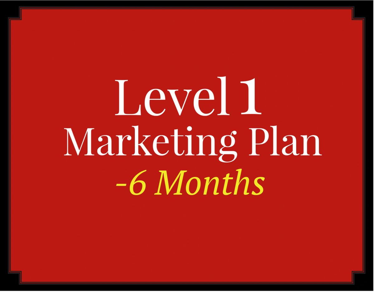 Level 1 Marketing Plan 6 months