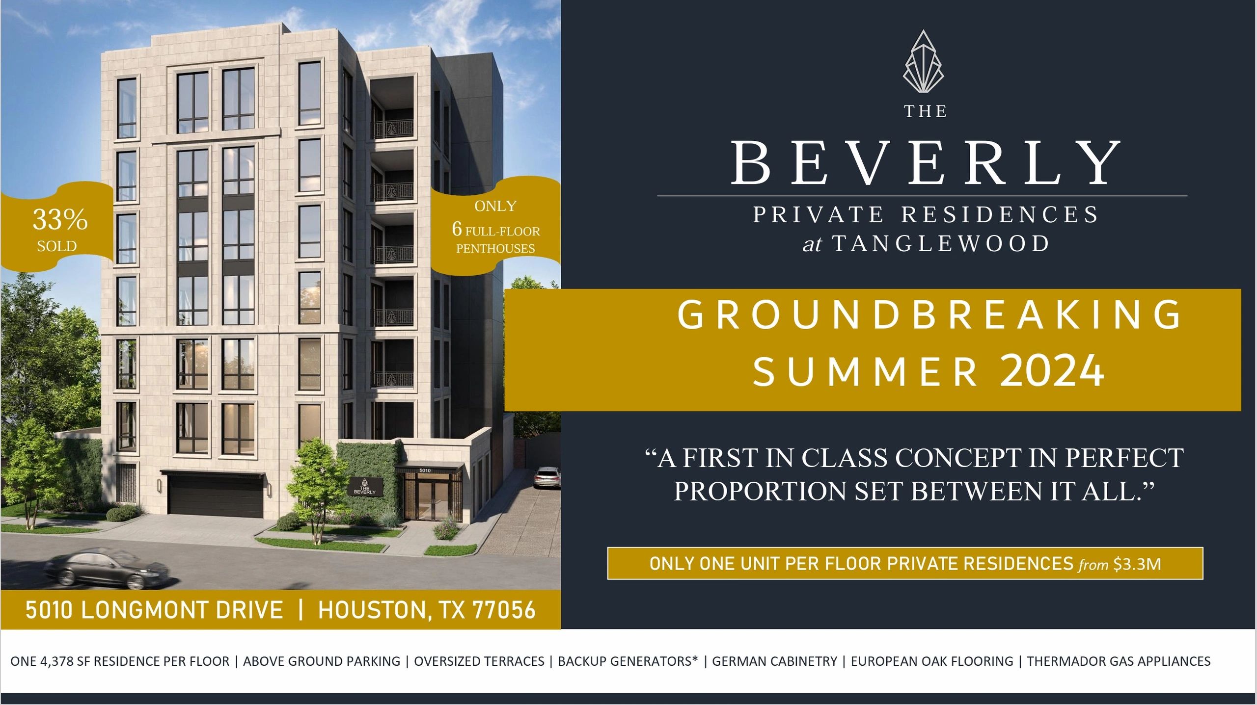 The Beverly Residences - Luxury Condos For Sale in Houston