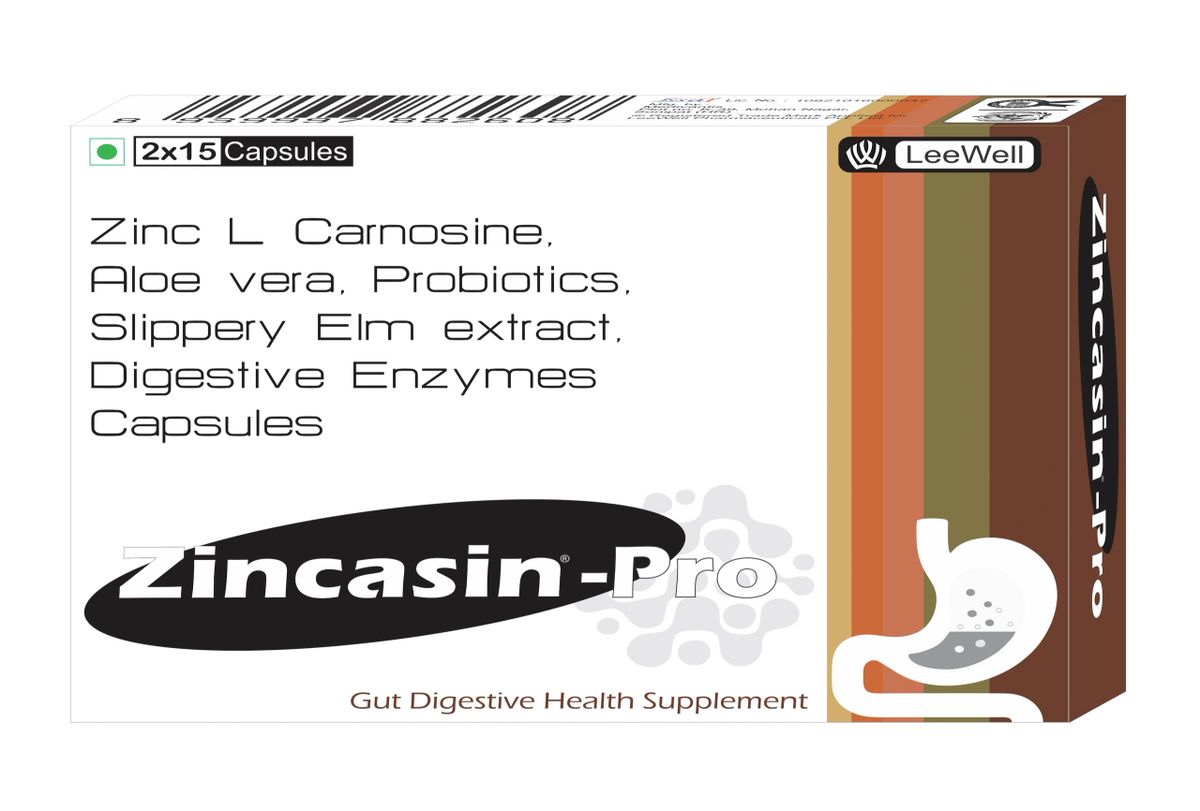 Zincasin Pro Advanced Probiotics with Digestive Enzymes Supplements ...