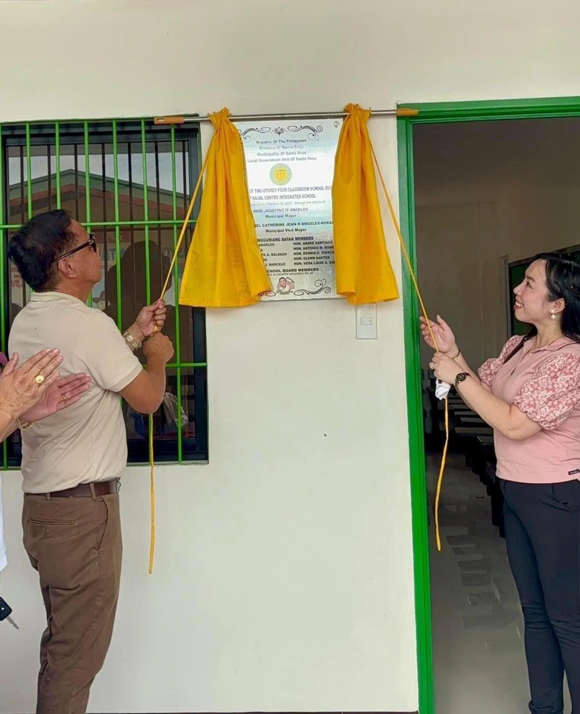 Rajal Centro Integrated School funded by LGU Santa Rosa.