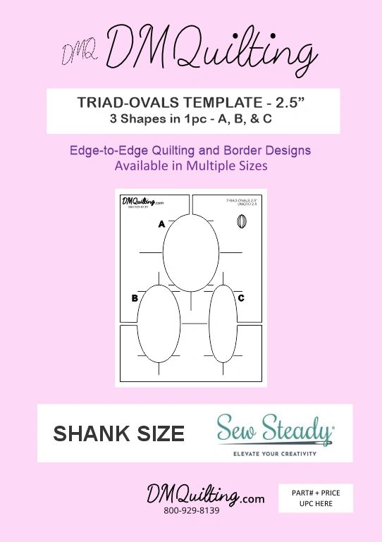 Triad Ovals Template