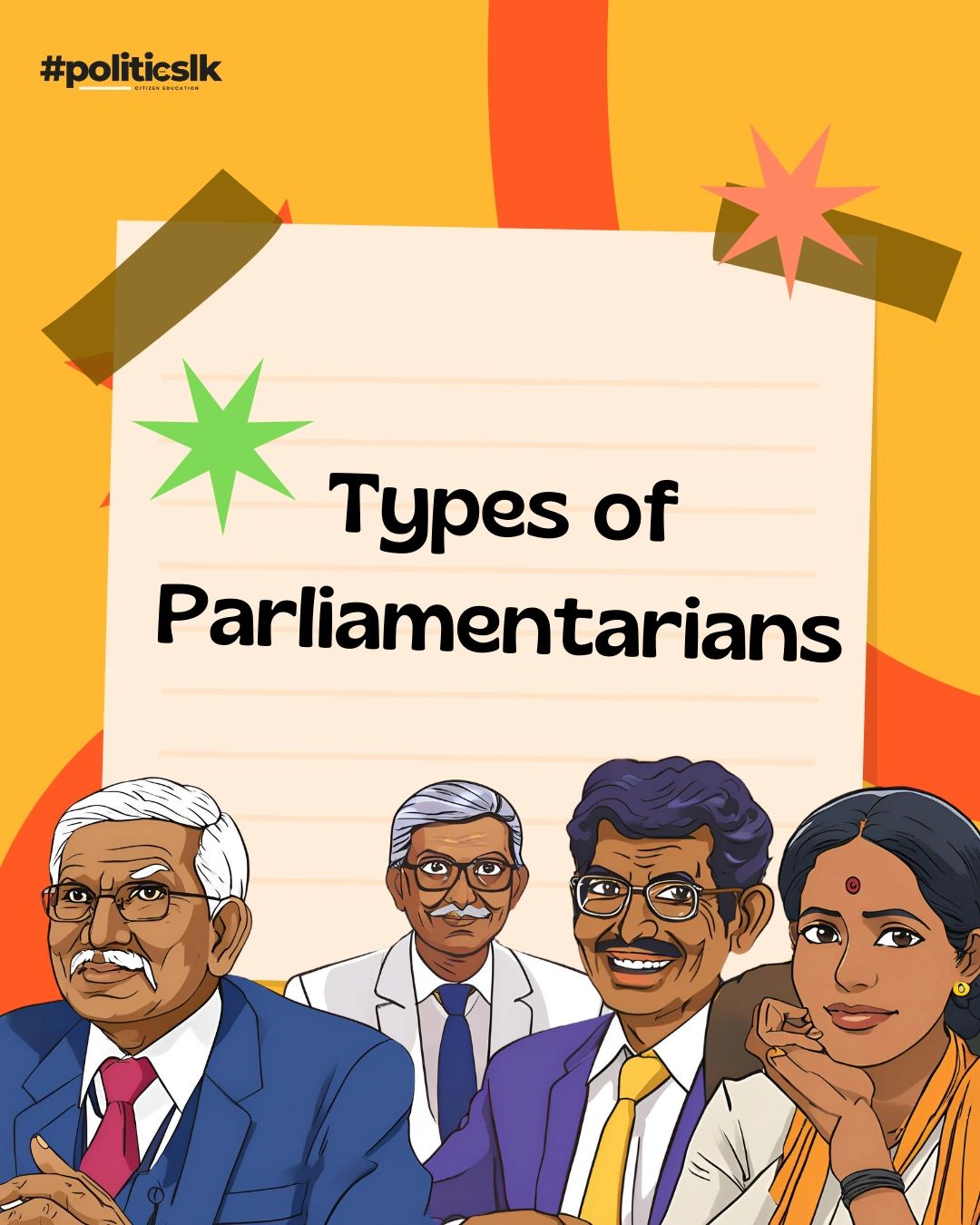 Types of Sri Lankan Parliamentarians