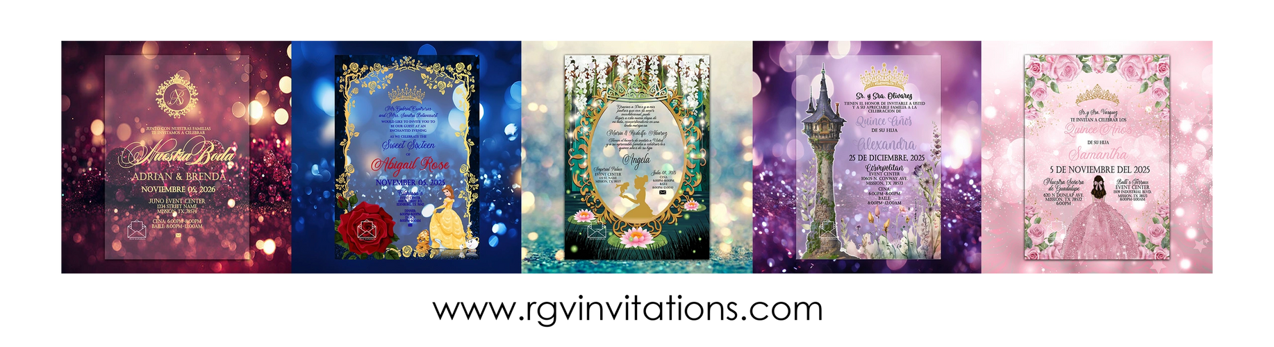 Custom Printed Invitations | RGV Invitations