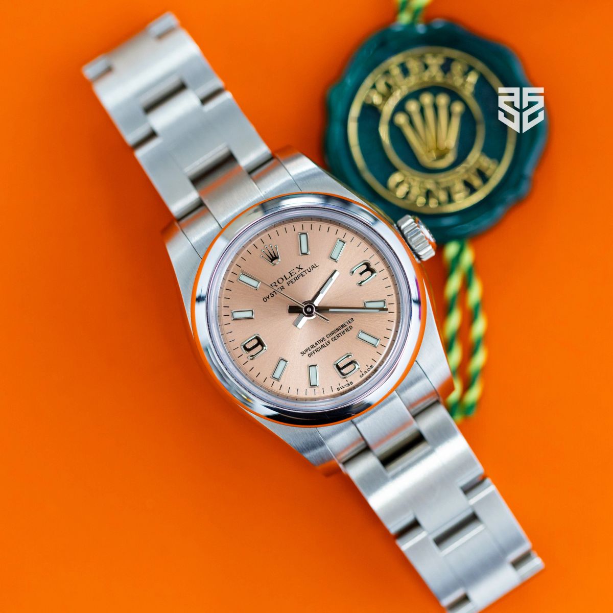 *SOLD* Rolex Oyster Perpetual 26 Pink Dial Ref: 176200