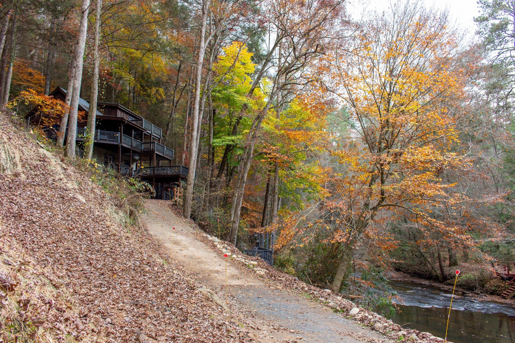 Tree House By The Creek - Waterfront Cabin, Vacation Home Rentals ...