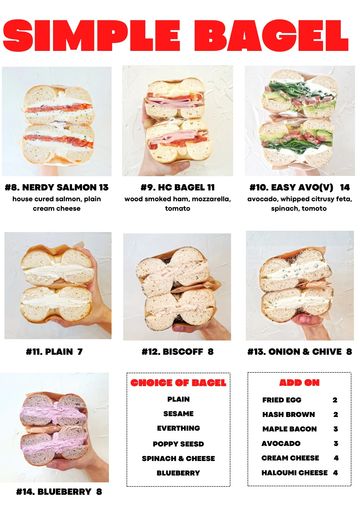 MENU | O Bagel
