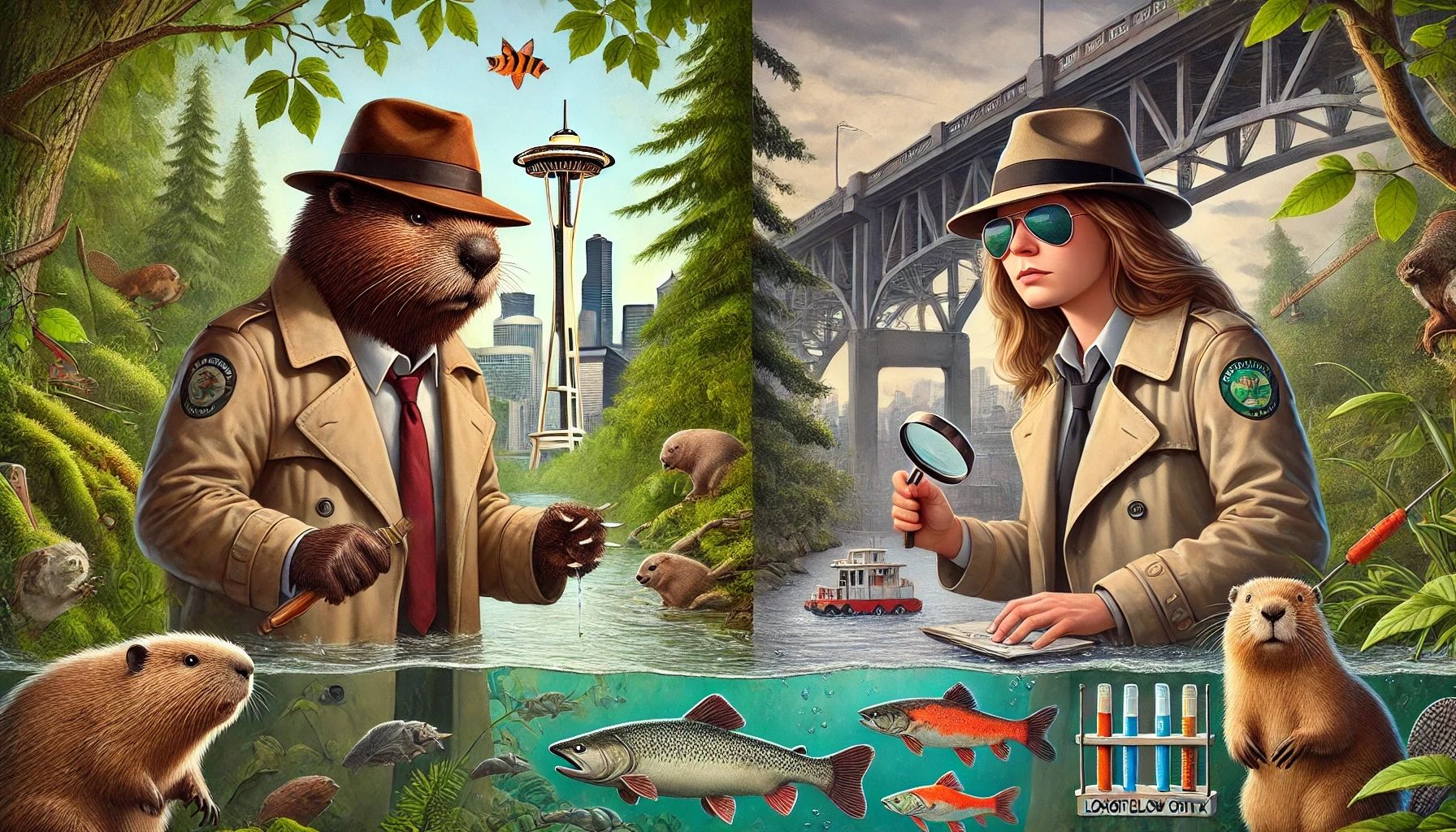 Freelance Beaver Detectives on the Case
