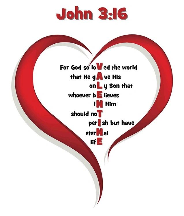 John 3 16 Valenti E Clip Art Valentine Christian Art For Sunday Class