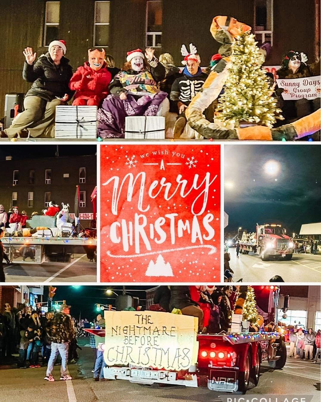 Members Ride in Xmas Parade