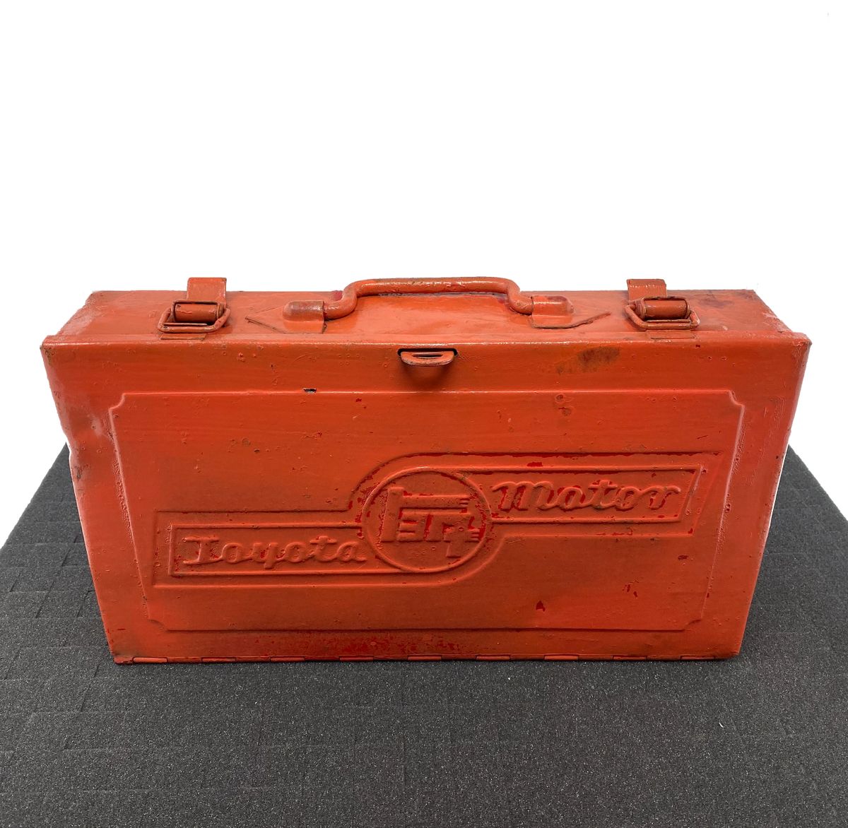 Vintage Toyota "TEQ" Red Metal Tool Box #1 (Sold 9/19/2020)