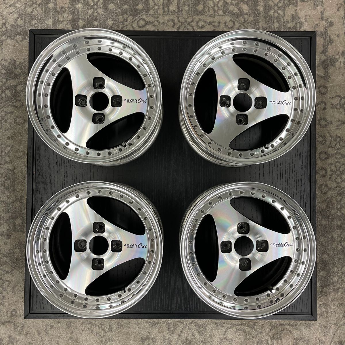 Advan Oni, 15" x 7" +15 / 15" x 7.5" +2, 4x114.3, Set of 4 (Sold 2/22/2021)