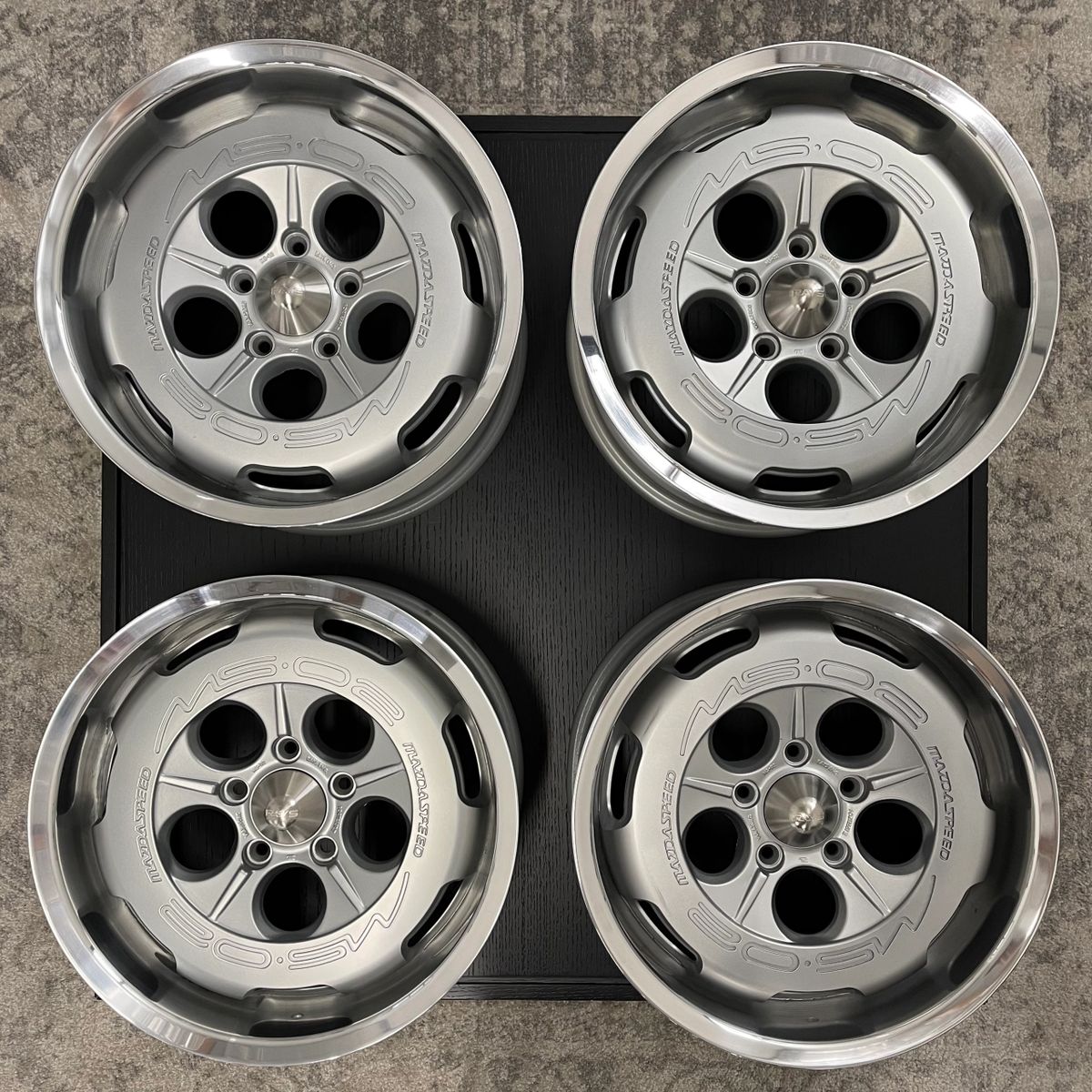 RAYS MAZDASPEED MS-02 17" X 9" +38 (SQUARE), SET OF 4 - JDM Gurus ...