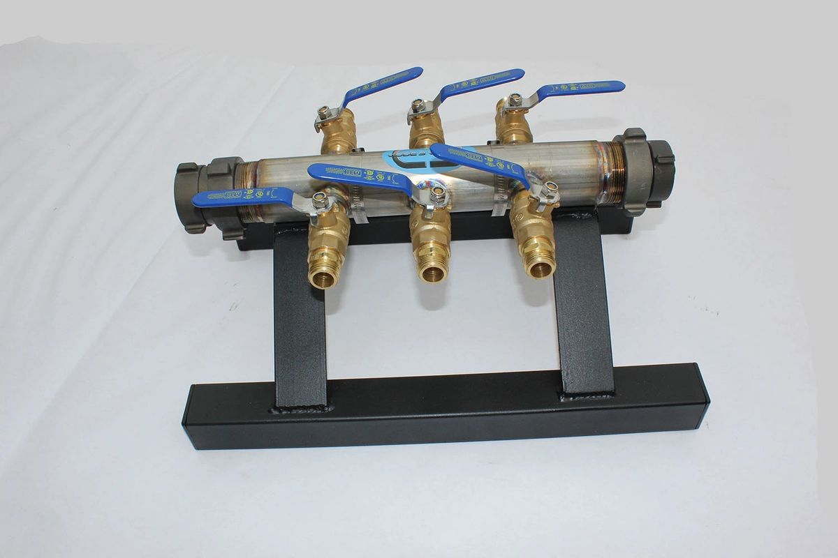 Hurricane 6x6 Remote Stainless Steel Manifold