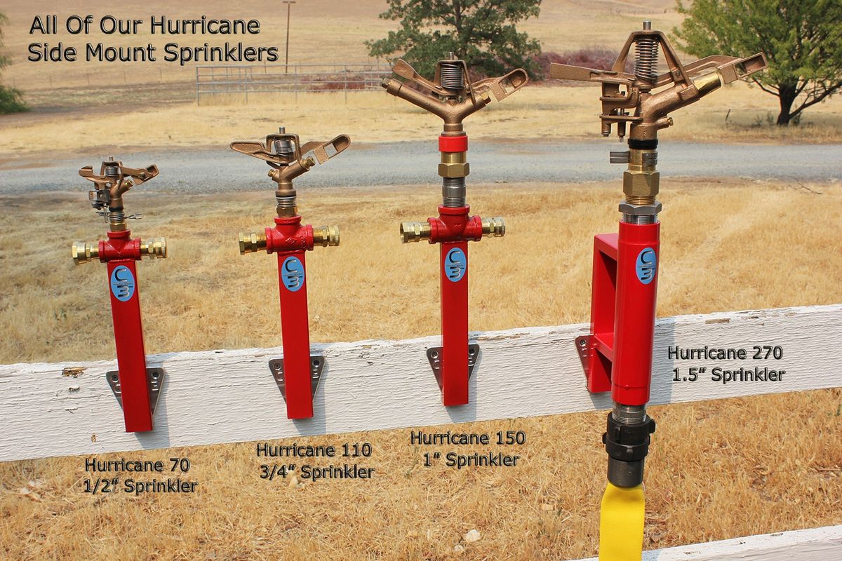 Side Mounted Hurricane Sprinklers