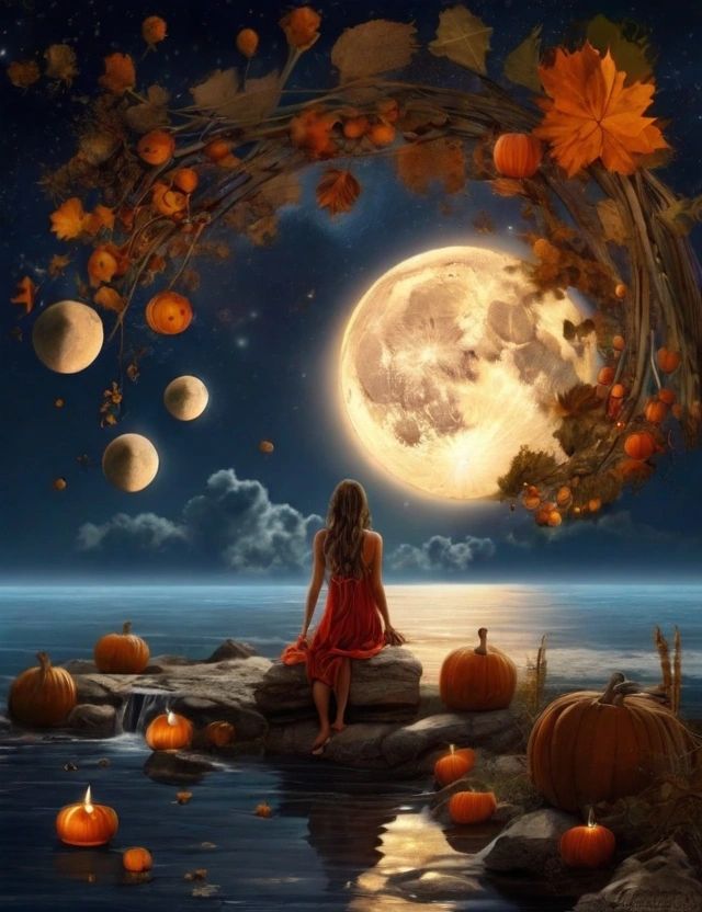 October Full and New Moons 2024