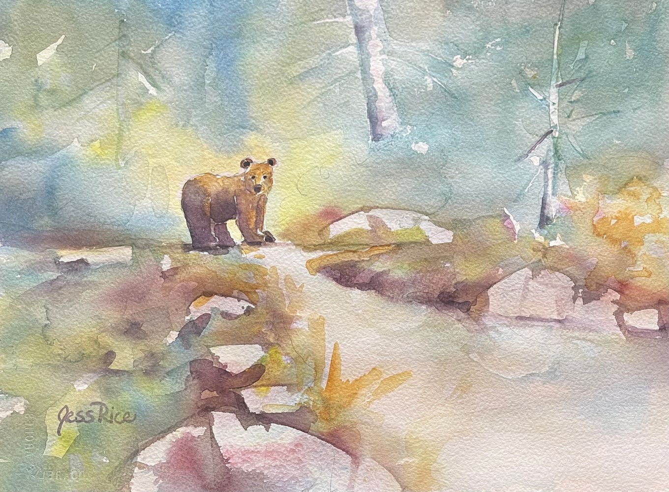 Jess Rice - beginner watercolour classes
