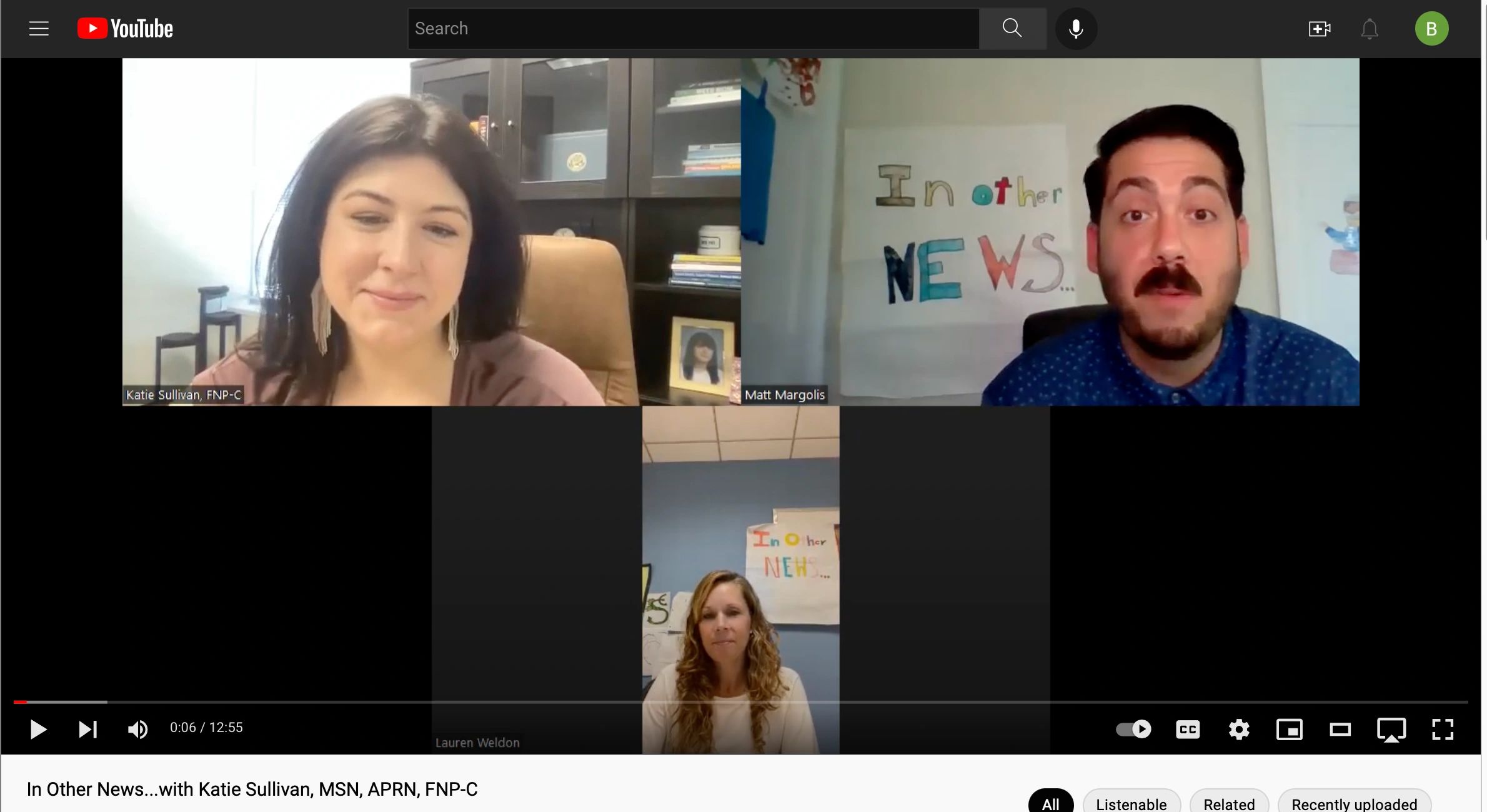 In Other News...with Katie Sullivan, MSN, APRN, FNP-C