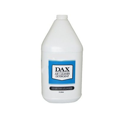 DAX Air Cleaner Detergent, 4 L Jug, Clear Blue