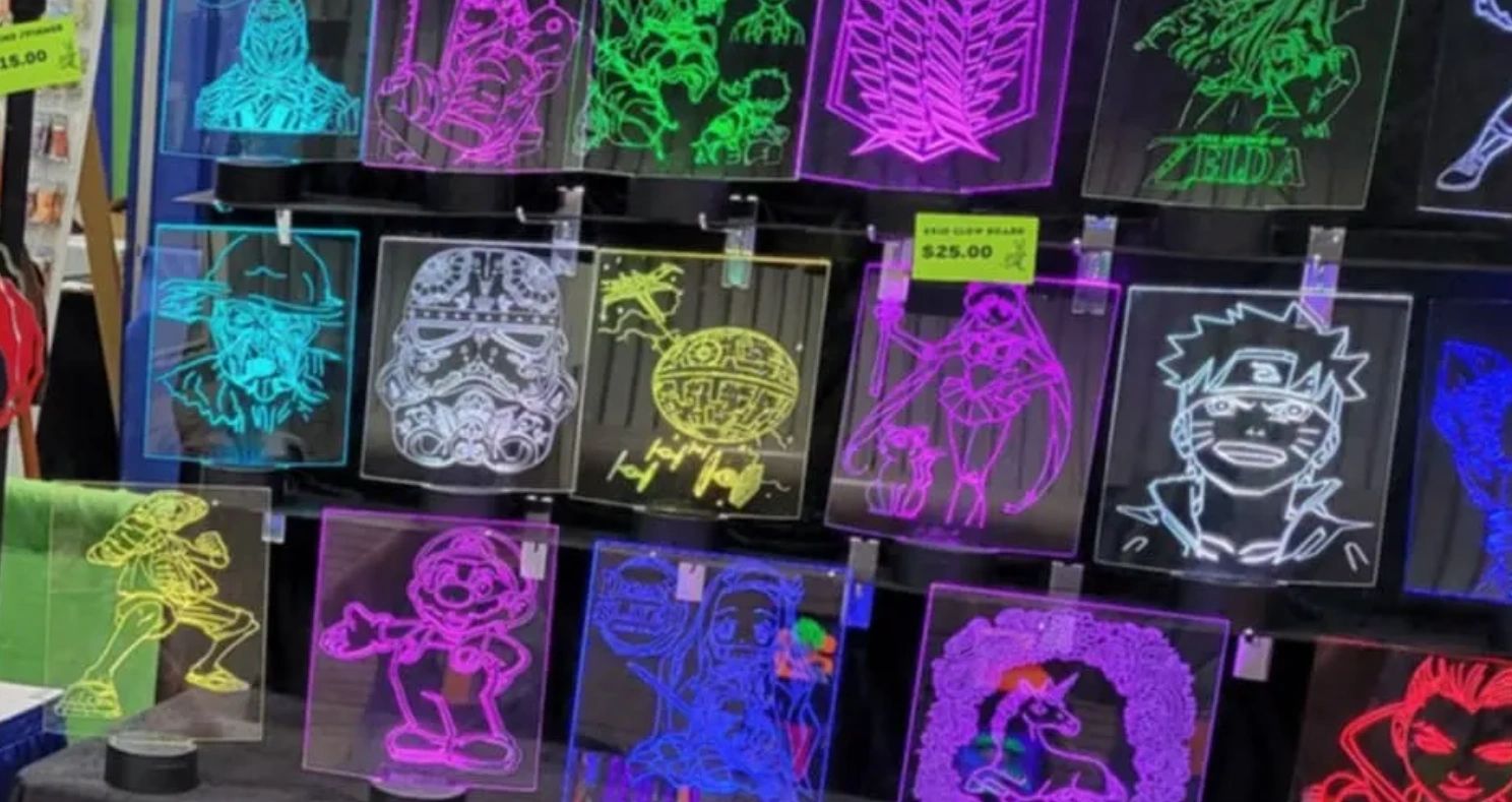 Unique LED Black Light and Neon Designs