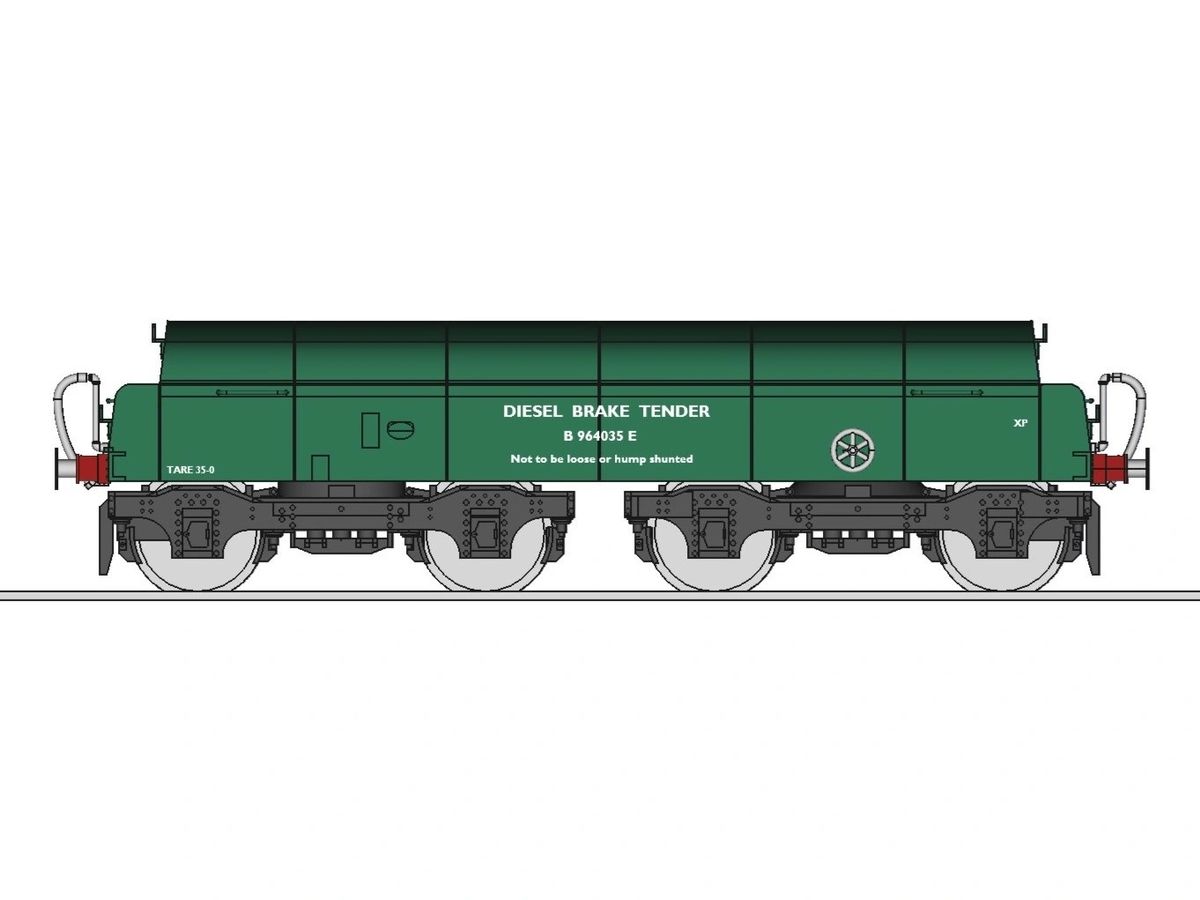 NIU3024 - BR (Diagram 1/555) Diesel Brake Tender Kit - OO Gauge