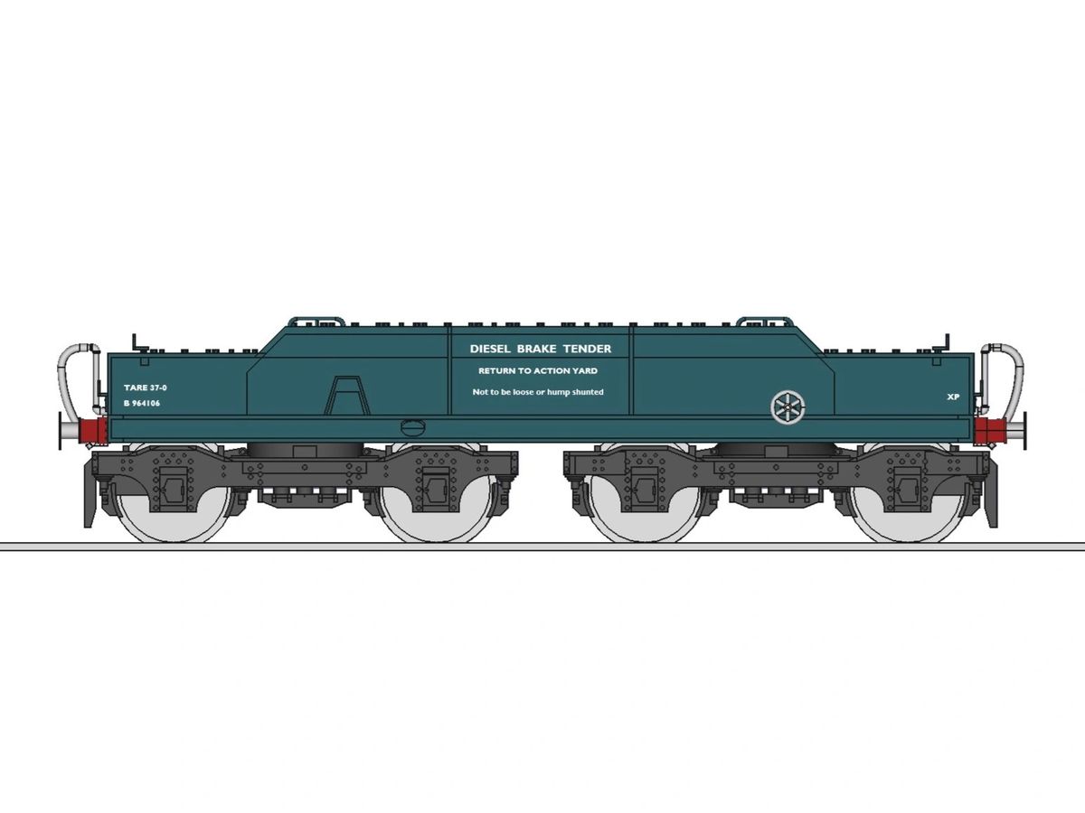 NIU3027 - BR (Diagram 1/558) Diesel Brake Tender Kit - OO Gauge
