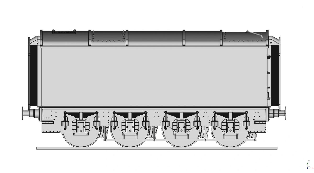 NIU3004 - LNER 'Flying Scotsman' Water Tender Kit
