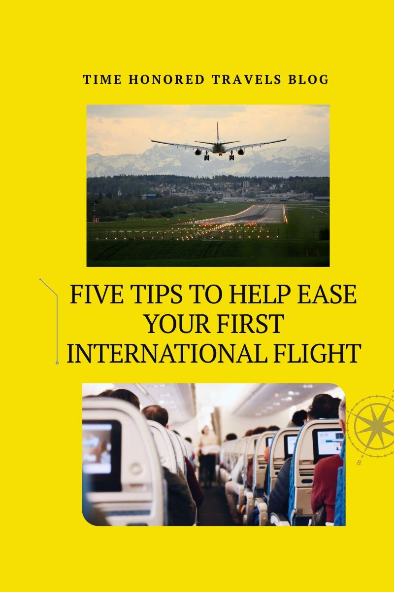 Five tips to help ease your first international flight