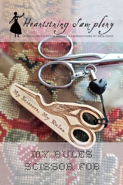 My Rules Scissor Fob