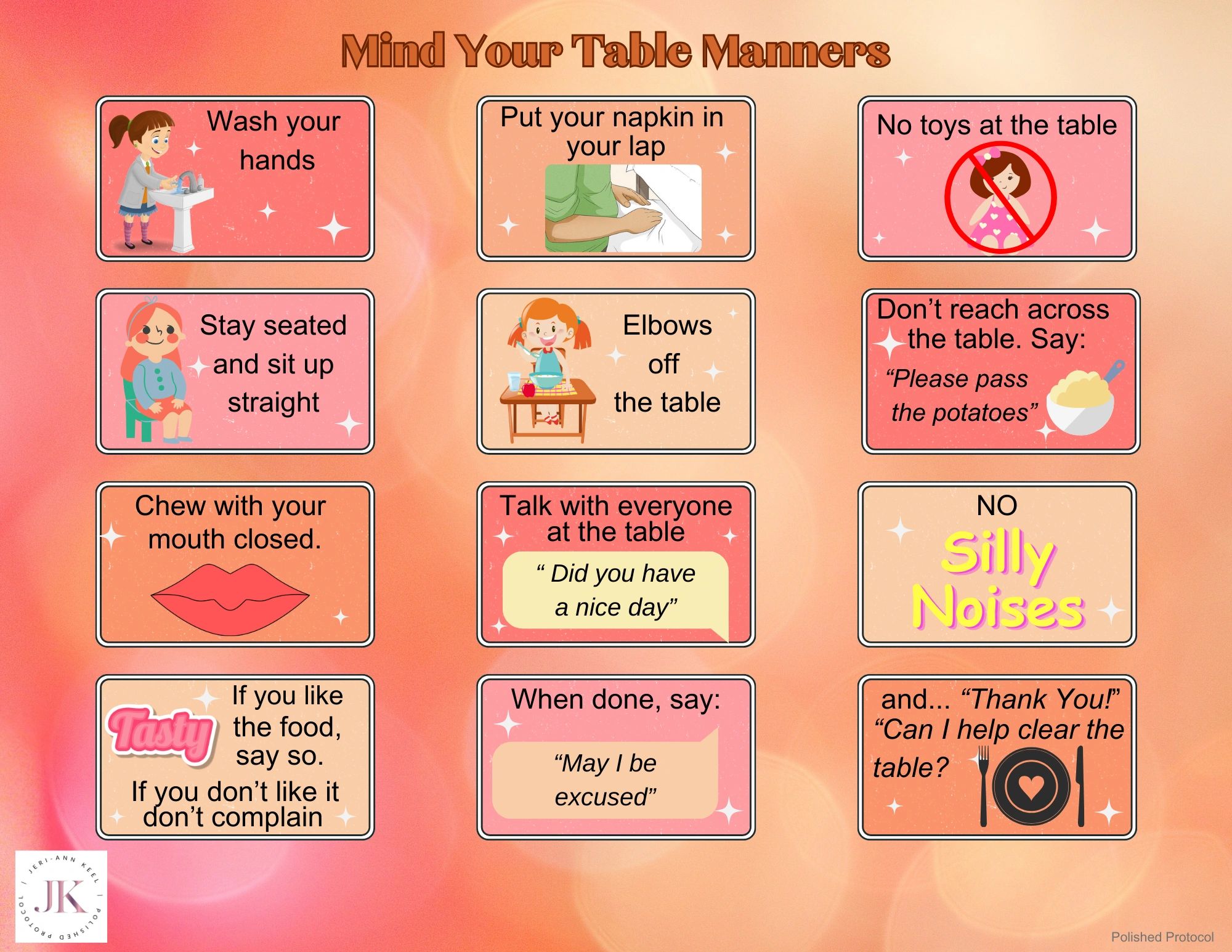 Mind Your Table Manners