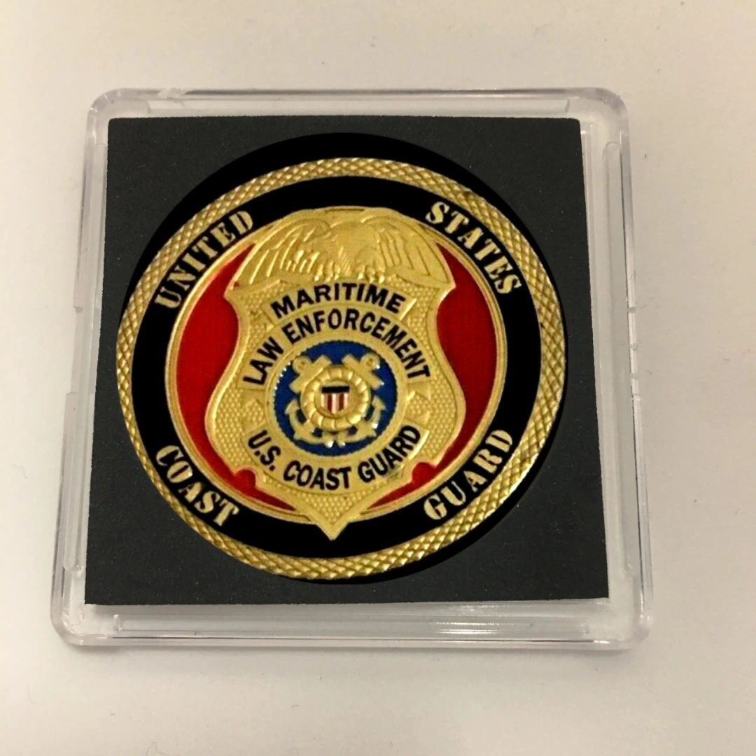 UNITED STATES COAST GUARD USCG MARITIME LAW ENFORCEMENT Challenge Coin ...