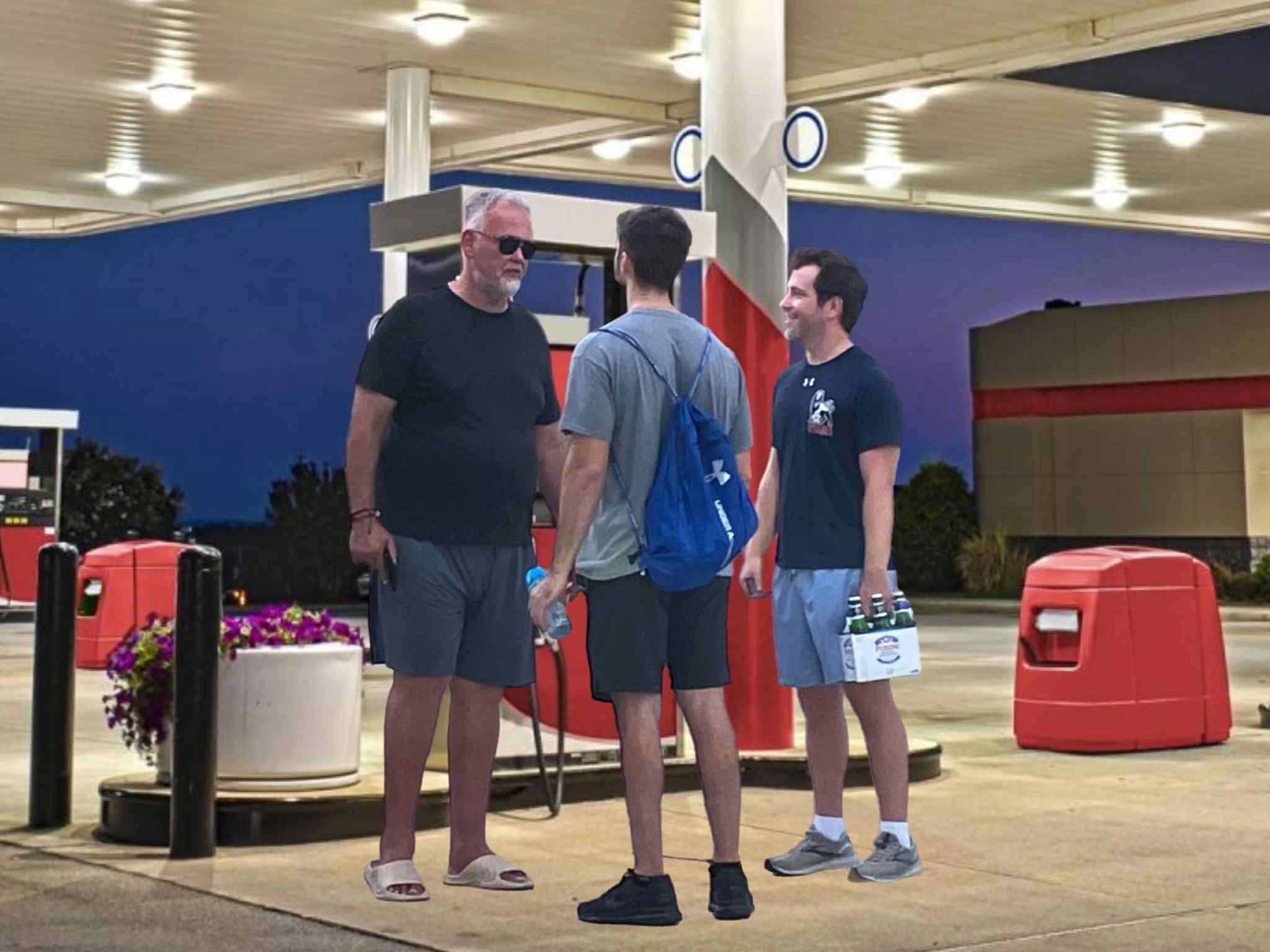 Old Man Talking Shit Outside Gas Station is Hilarious