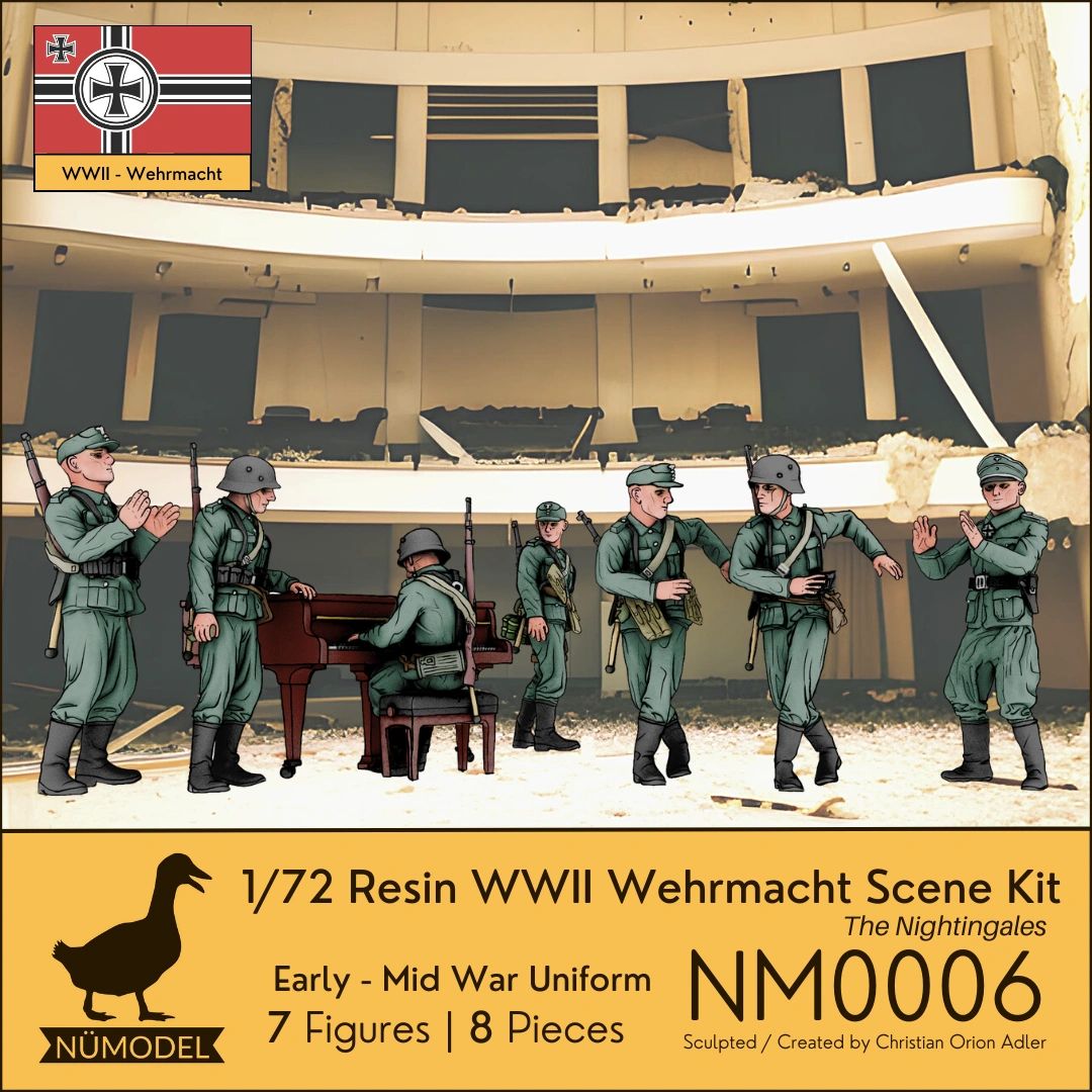 NUMODEL NM0006 | 1/72 Resin WWII Wehrmacht Scene Kit "The Nightingales ...