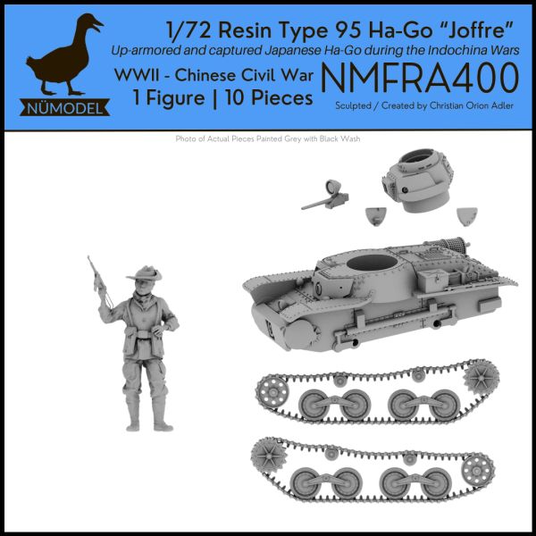 NUMODEL NMFRA400 | 1/72 Resin WWII Chinese Civil War Type 95 Ha-Go Tank ...