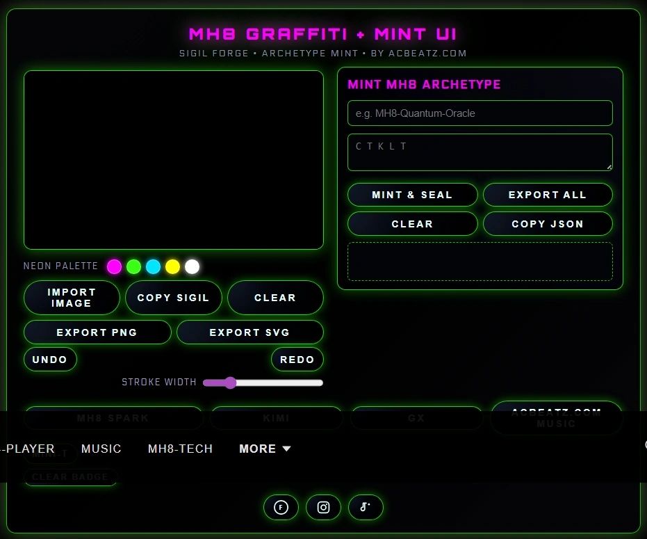 MH8 GRAFFITI + MINT UI + FULL KIT USER INTERFACE CLICK & GO UI + READ ...