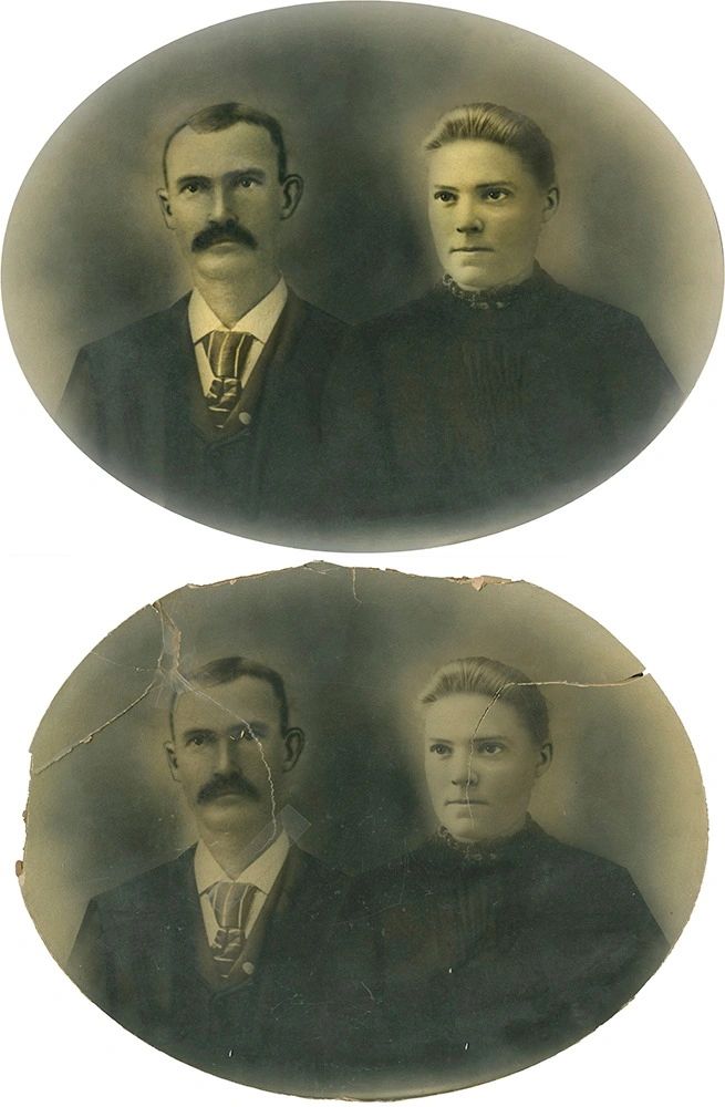 1905 Convex Print Restoration