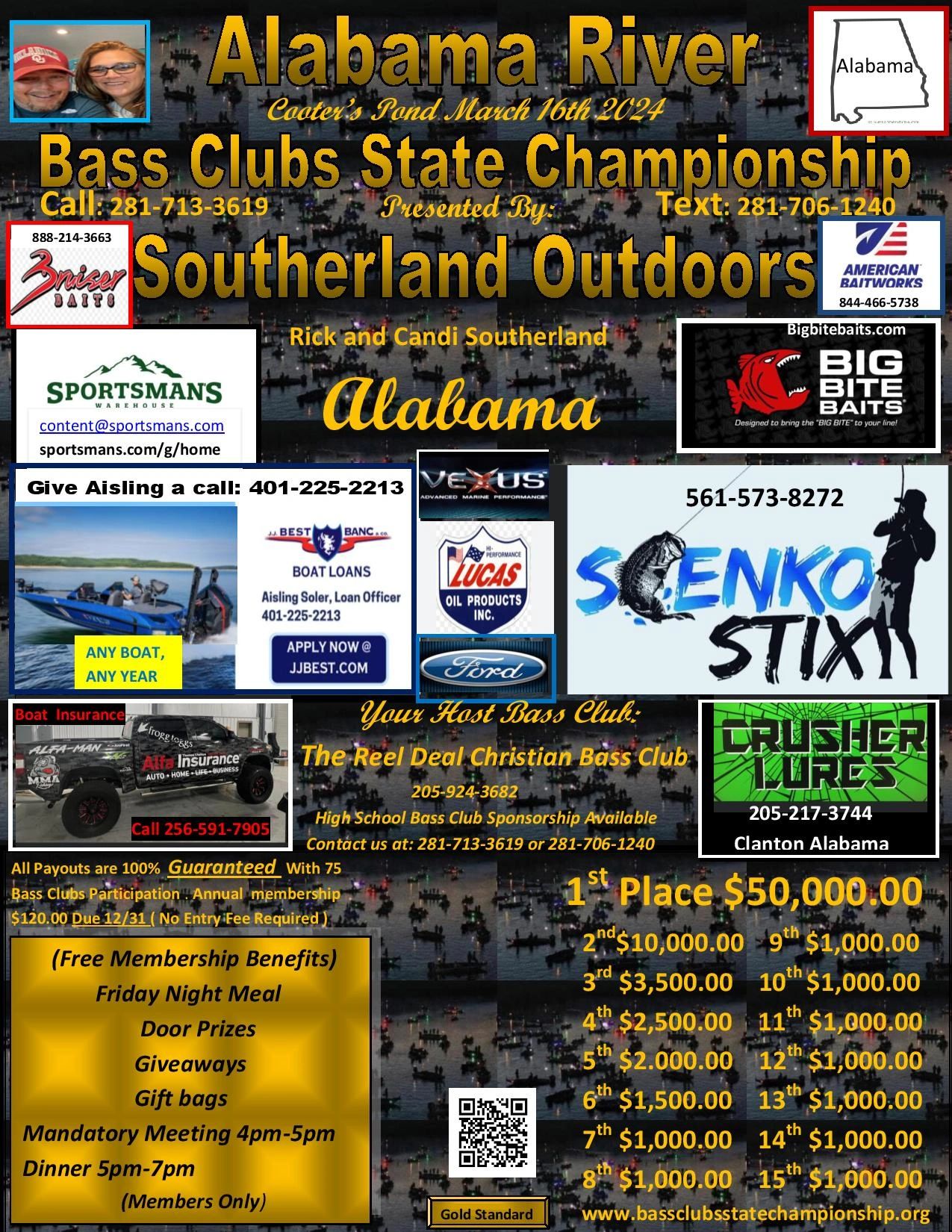 Bass Clubs State Championship - Bass Fishing Tournament, No Entry Fee