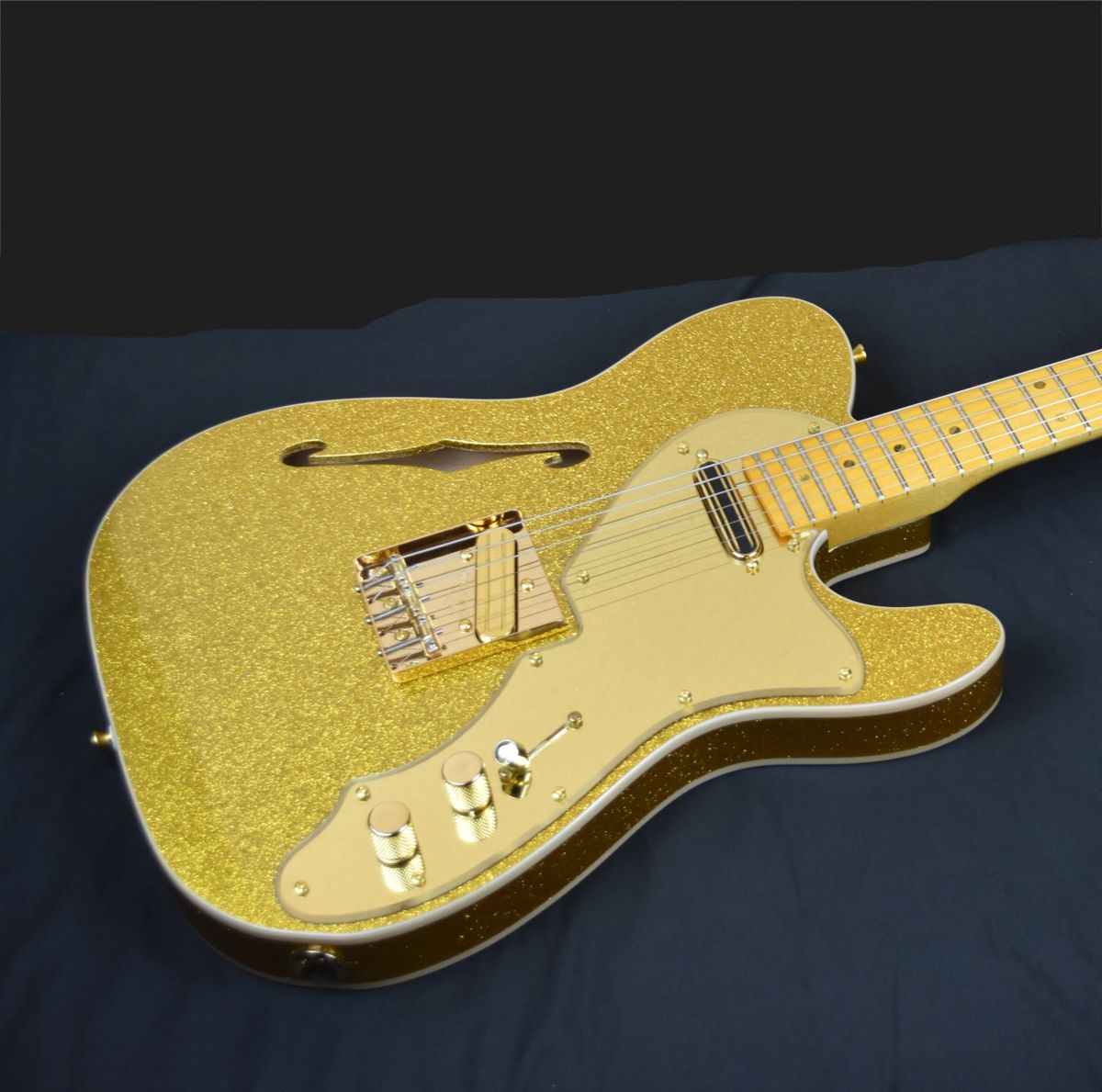 Pre-order: Thinline Telecaster HH 2024 Gold DiMarzio Tone Zone Kluson Icon