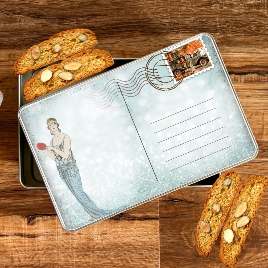 Piccola® Cantucci Biscotti Tin Art Deco 11 | 150g Made in Australia